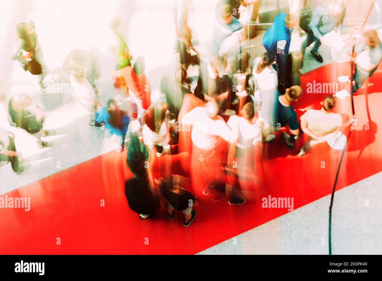 High angle and crowd of people hi-res stock photography and images - Alamy