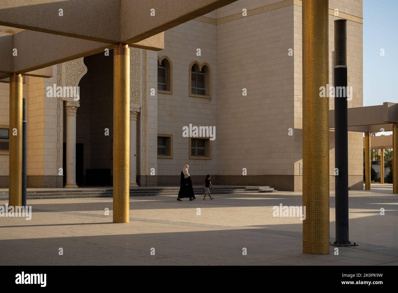 Al Taawon Mosque in Al Taawon Mosque, Tabuk, Saudi Arabia, on September ...