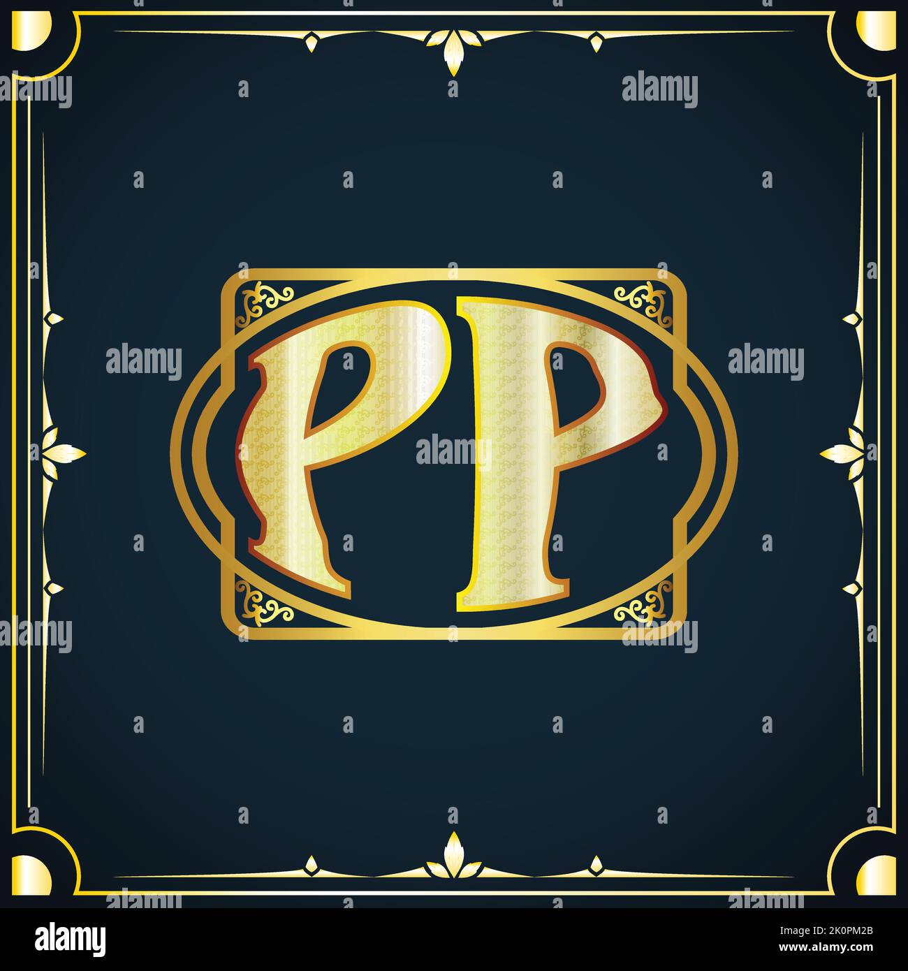 Initial letter pp Stock Vector Images - Alamy
