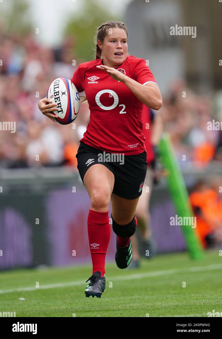 England's Jess Breach during the Women's Friendly at Sandy Park, Exeter ...