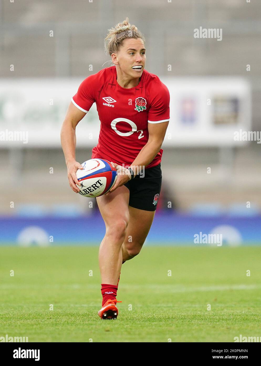 England's Claudia MacDonald during the Women's Friendly at Sandy Park ...