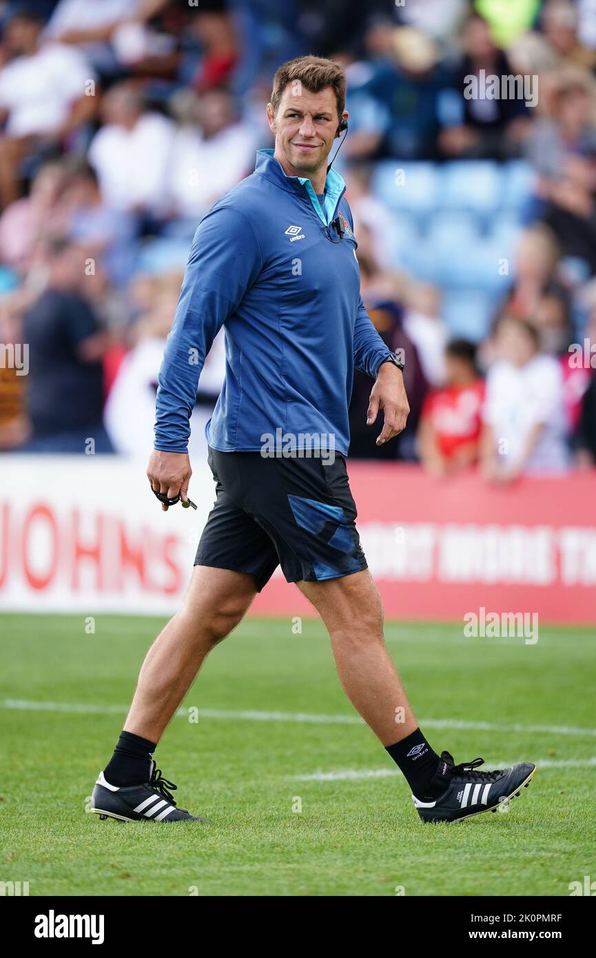 England assistant coach Louis Deacon during the Women's Friendly at ...