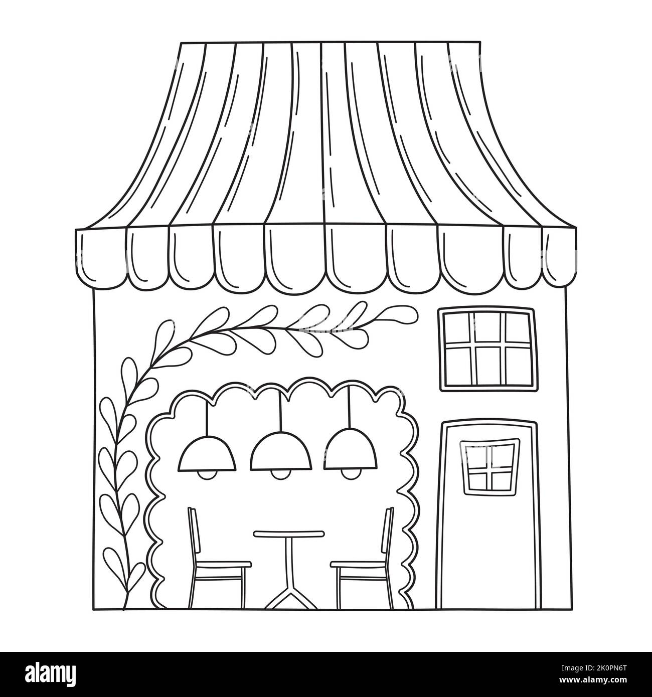 Hand drawn doodle town Stock Vector Images - Alamy