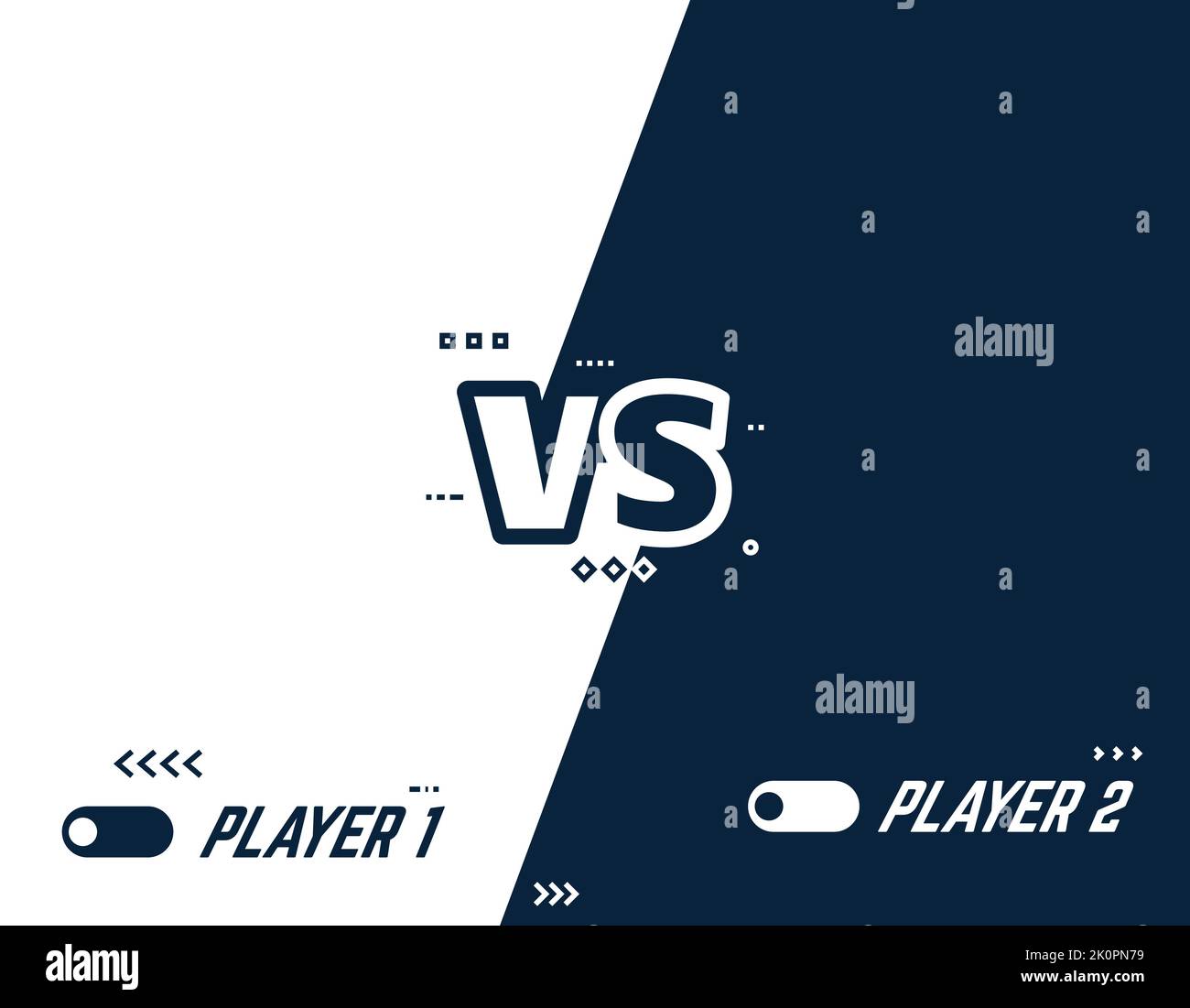Versus vector template Stock Vector Image & Art - Alamy
