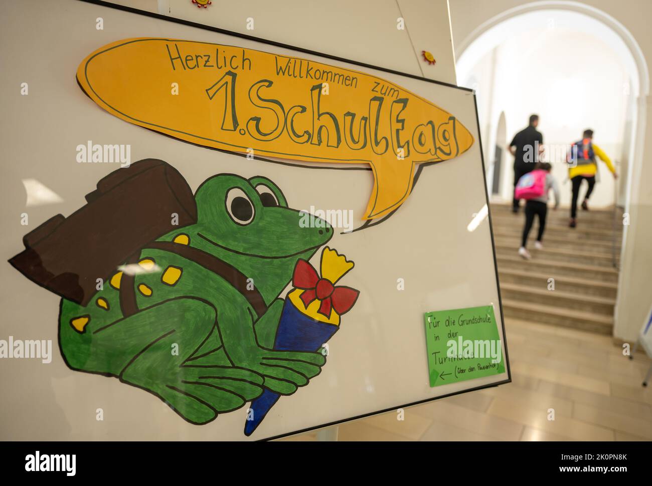 Munich, Germany. 13th Sep, 2022. The sign reading "Welcome to the 1st ...