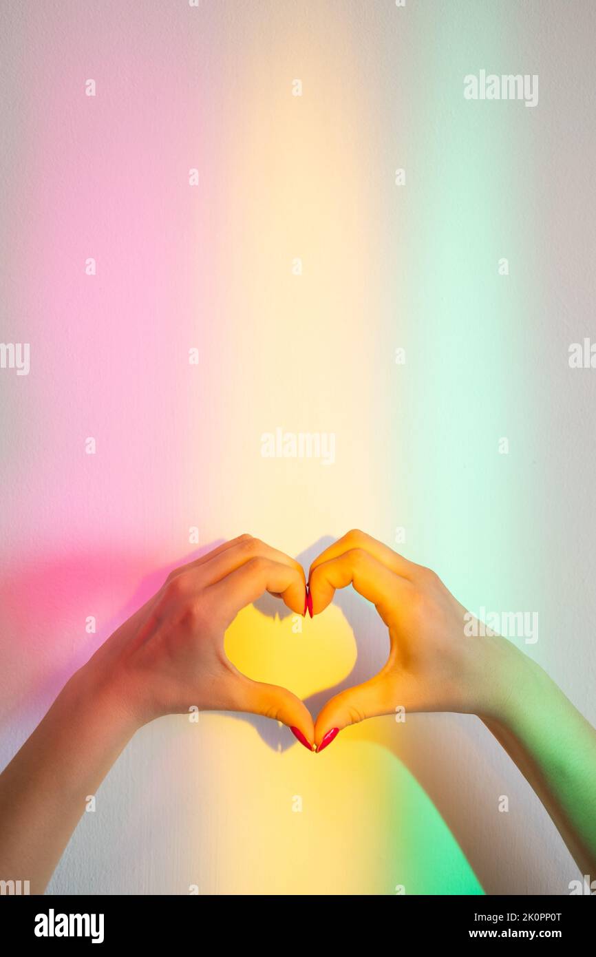 love sign romantic sympathy peace hope affection Stock Photo - Alamy