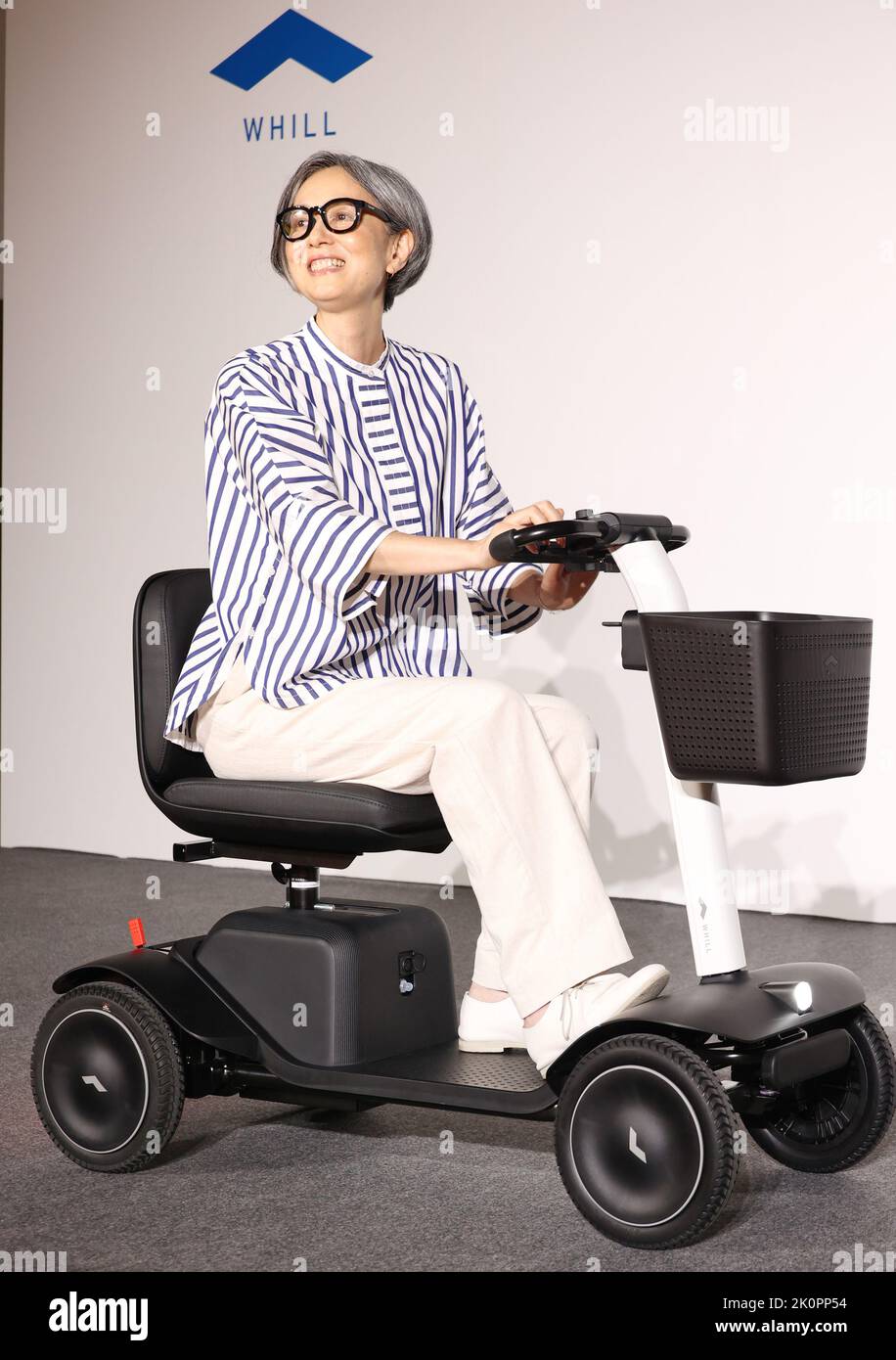 Tokyo, Japan. 13th Sep, 2022. A model demonstrates to drive Japan's ...