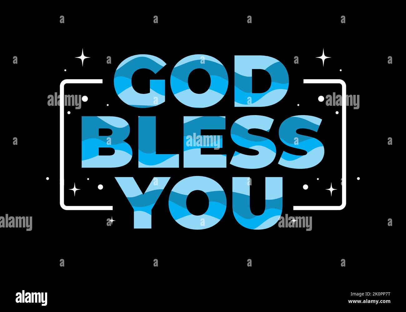 God bless text design hi-res stock photography and images - Alamy