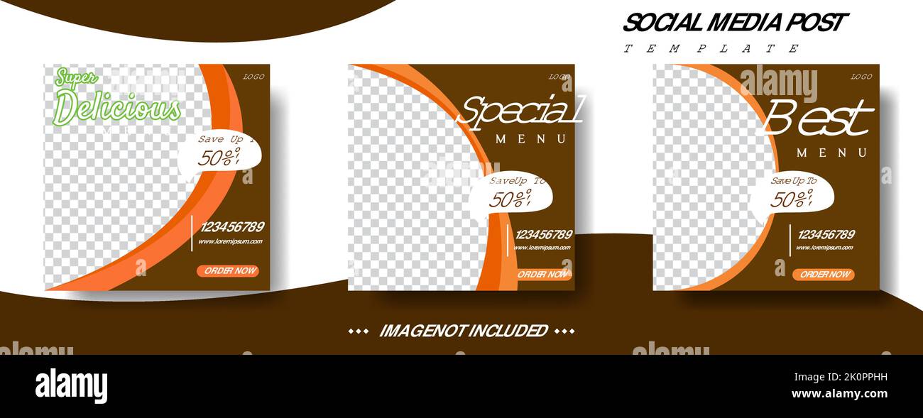 A vector of food discount card with lorem ipsum text Stock Vector Image ...