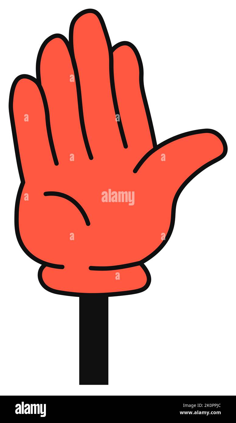 Standing signal showing Stock Vector Images - Alamy