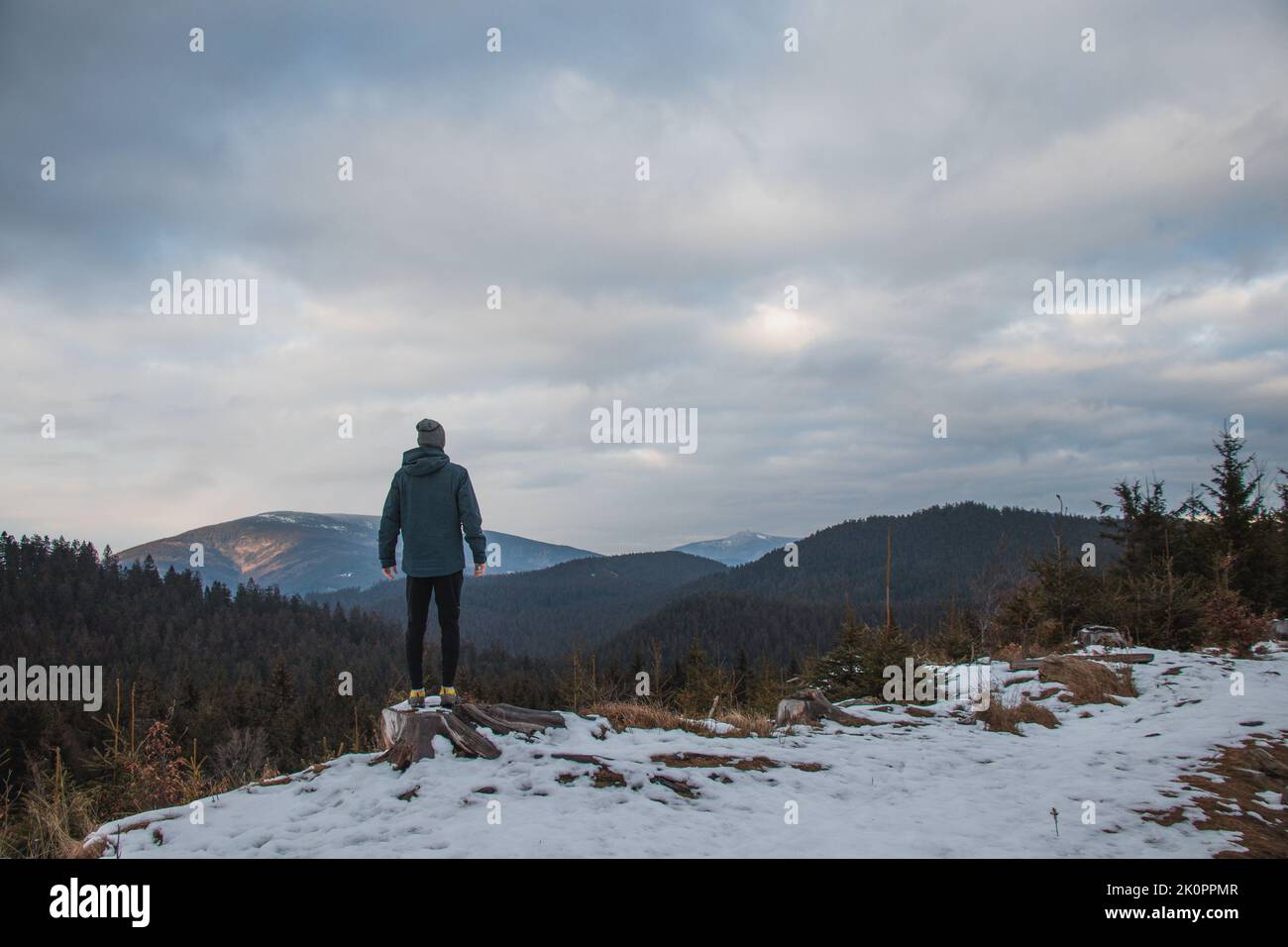Absorbing the immense gift of nature with a lungful of fresh air and ...