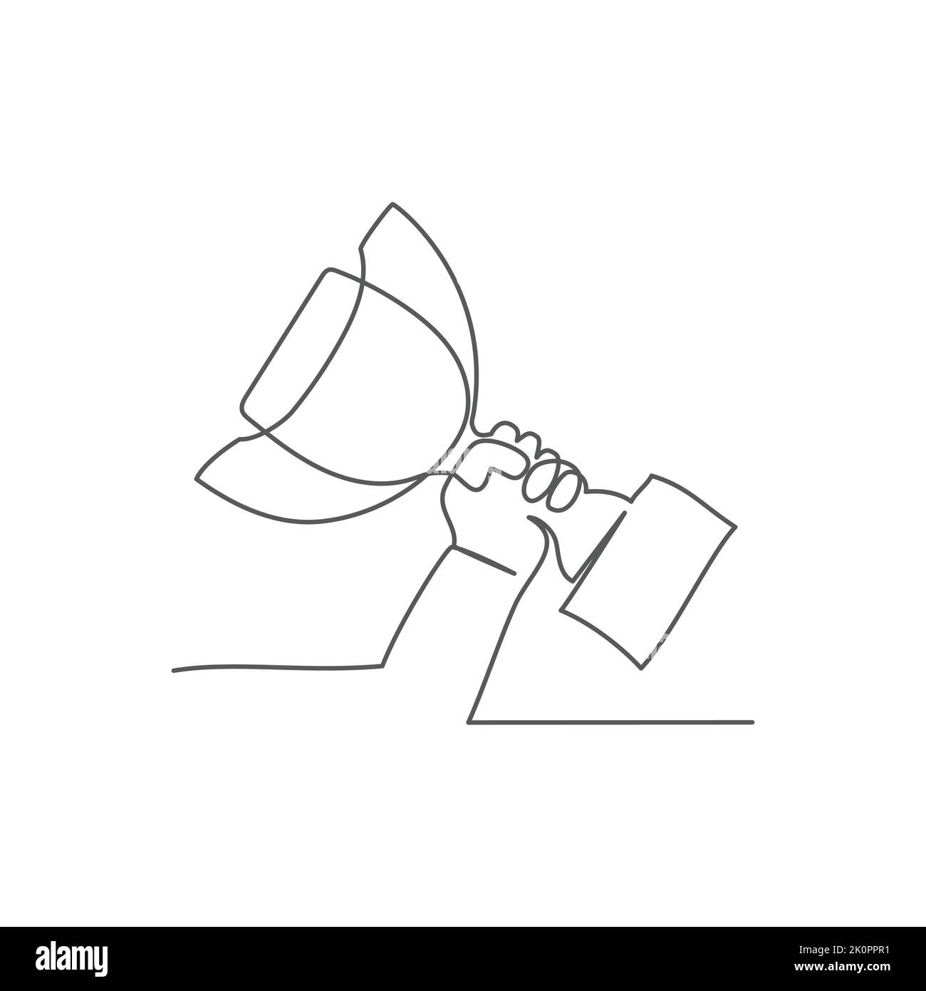 Success One line drawing. Concept for Success, Award, Winner, Luck ...