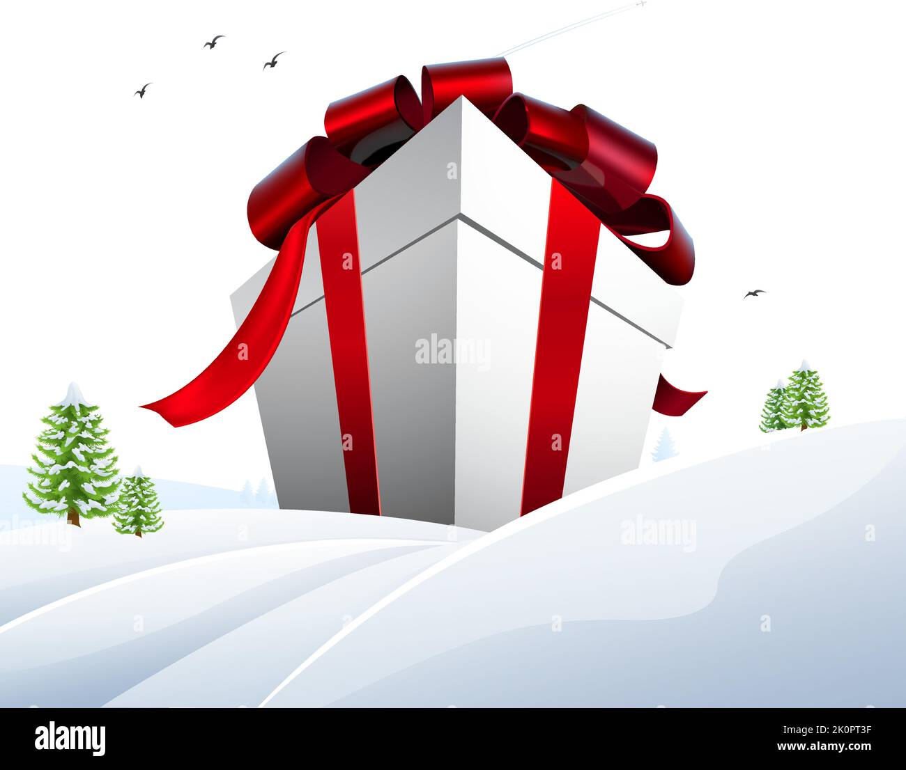 Giant christmas tree box package hi-res stock photography and images ...