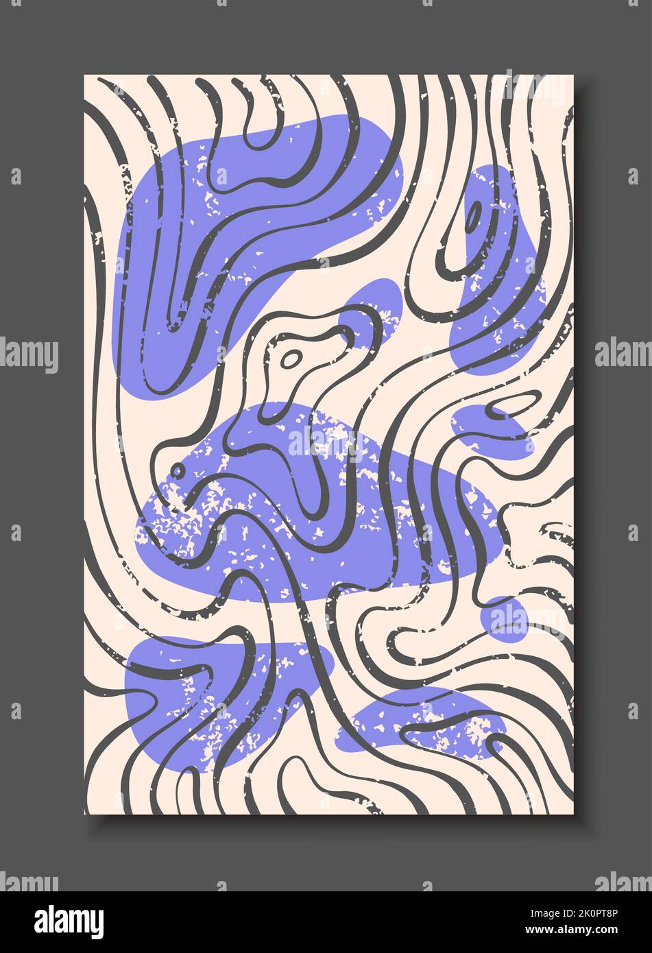 Poster with abstract geometric patterns Stock Vector Image & Art - Alamy