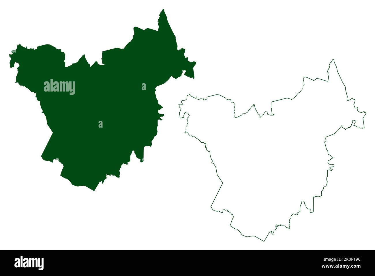 Map of taxco mexico Cut Out Stock Images & Pictures - Alamy