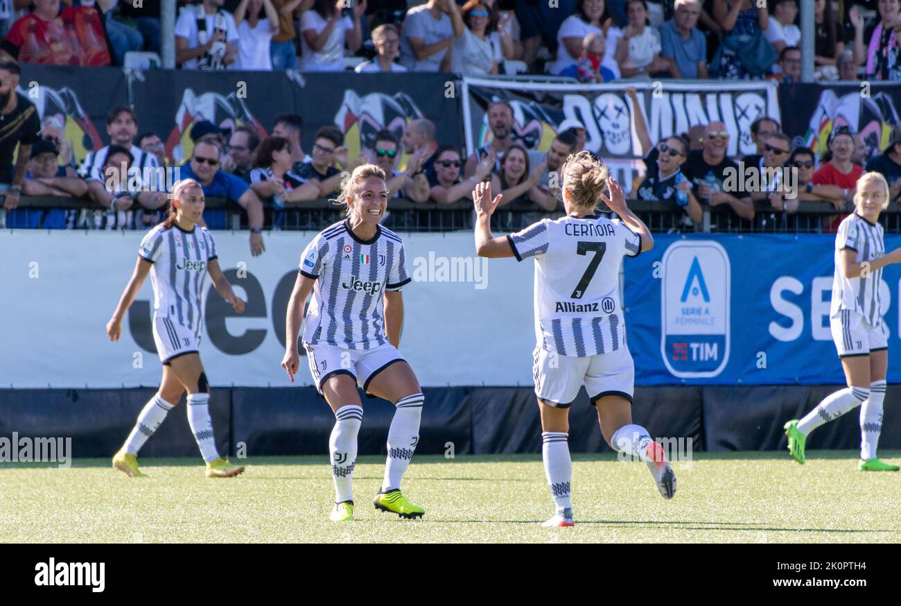 Martina Rosucci and Valentina Cernoia Celebrates (Juventus Stock Photo ...