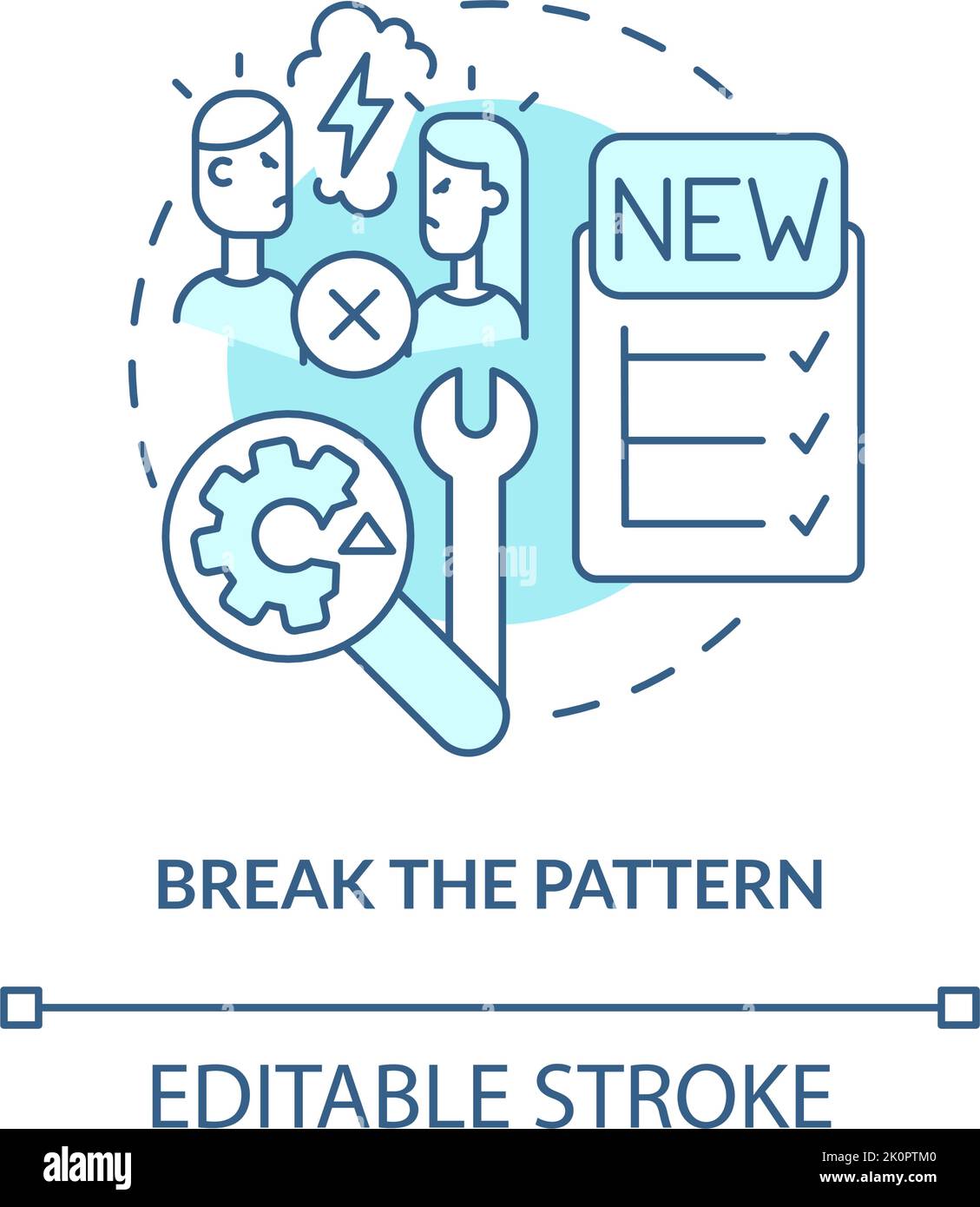Constructive conversation Stock Vector Images - Alamy
