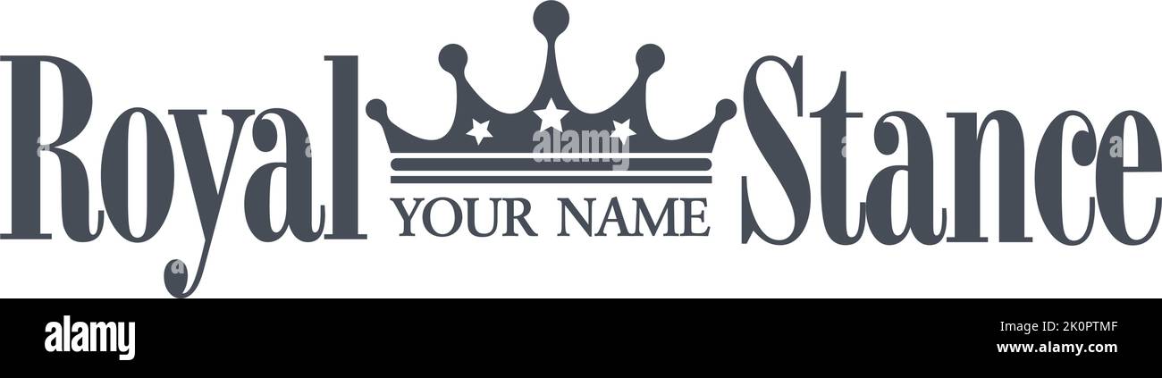 Royal Stance Sticker