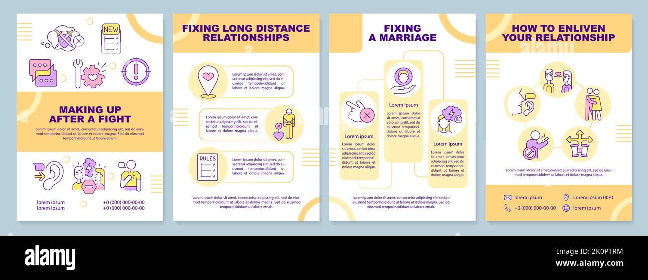 Problems in relationship Stock Vector Images - Alamy