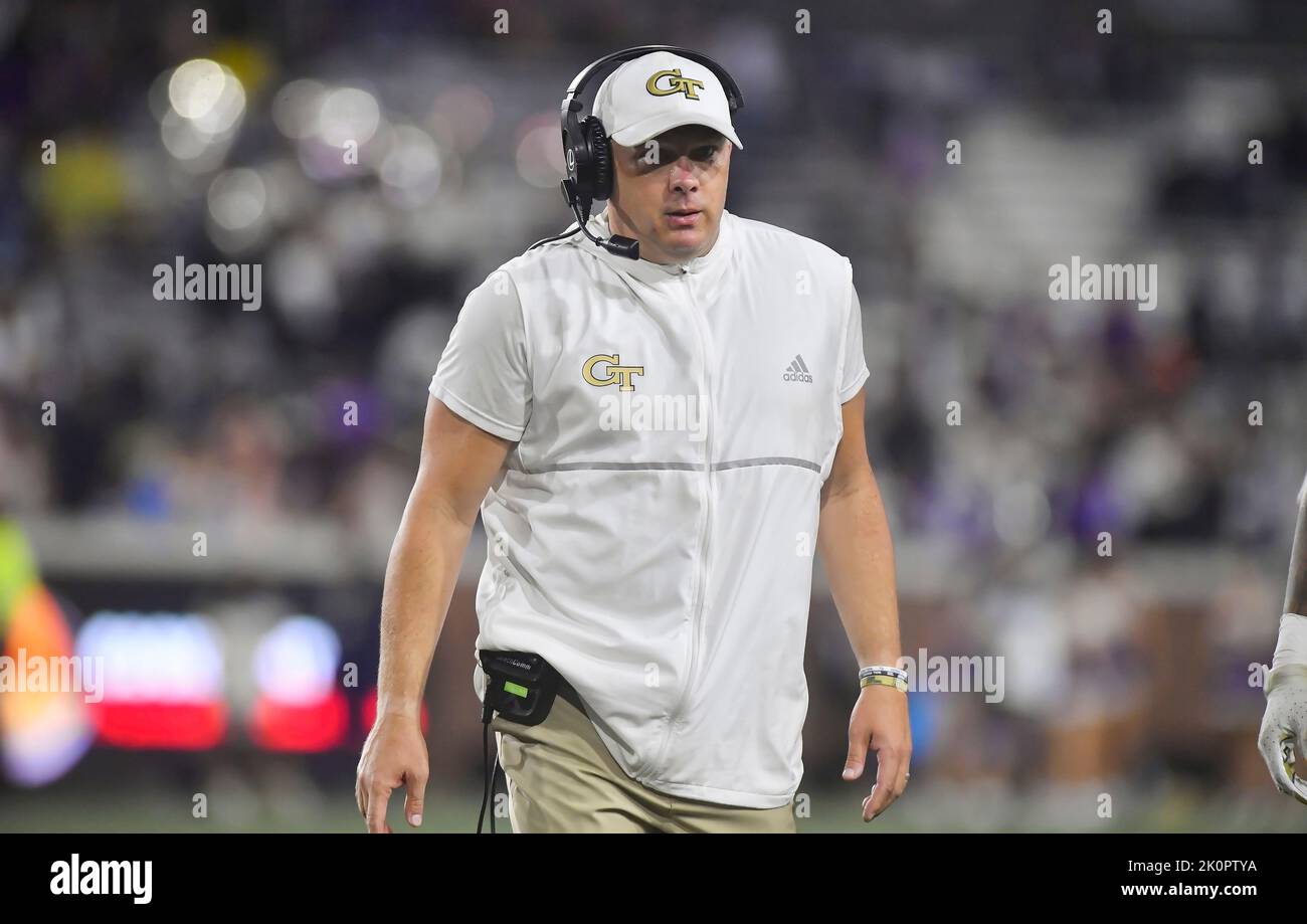 Atlanta, GA, USA. 10th Sep, 2022. Georgia Tech Yellowjackets coach ...