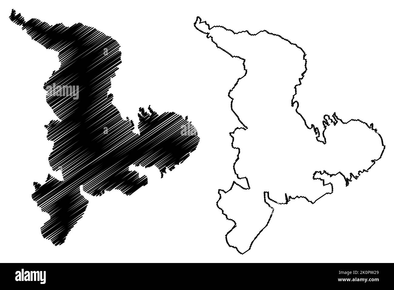 Fukushima island (Japan, East Asia, Japanese archipelago) map vector ...