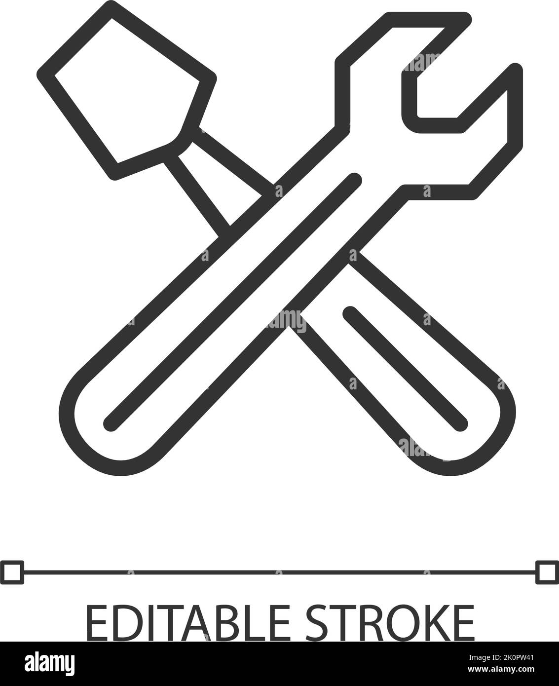 Hand tools linear icon Stock Vector Image & Art - Alamy