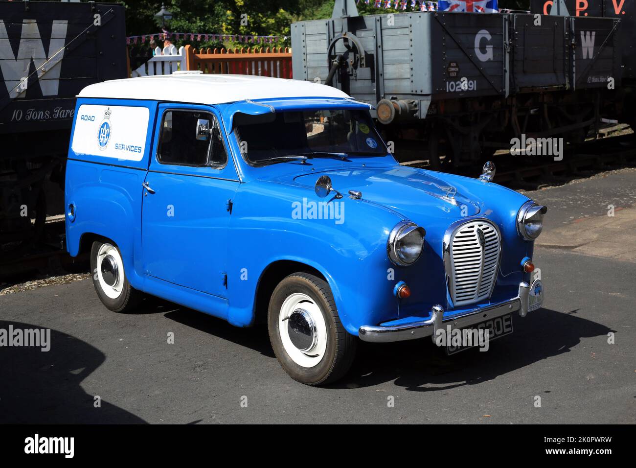 A 1967 Austin A35 RAC van Stock Photo - Alamy