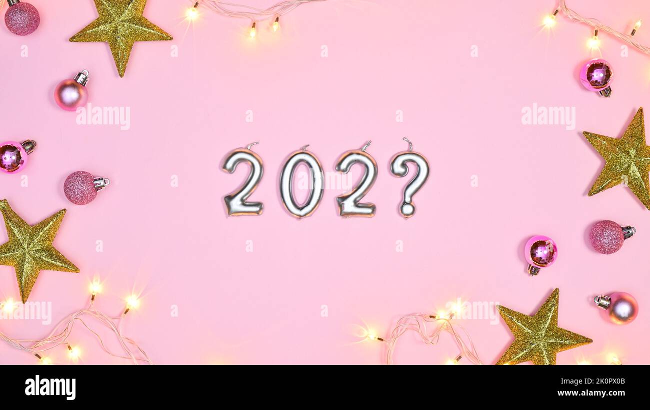 Creative Chrsitmas and new year background with 202? numbers and shiny ...