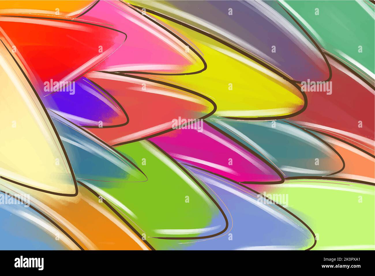 Acrylic background, multicolored colors, geometric shape, minimalist ...