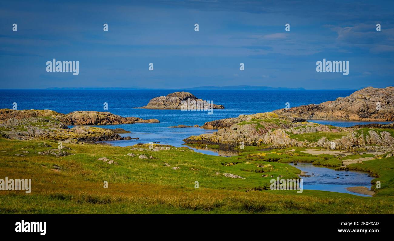 Seascape on the Scottish Hebridean Island of COLL Stock Photo - Alamy