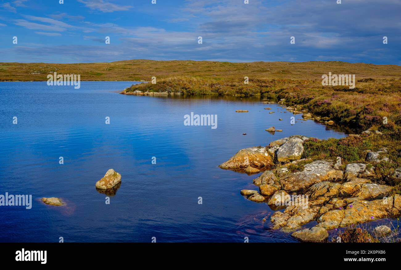 Loch Ronard on the Hebridean island of Coll, Scotland Stock Photo - Alamy
