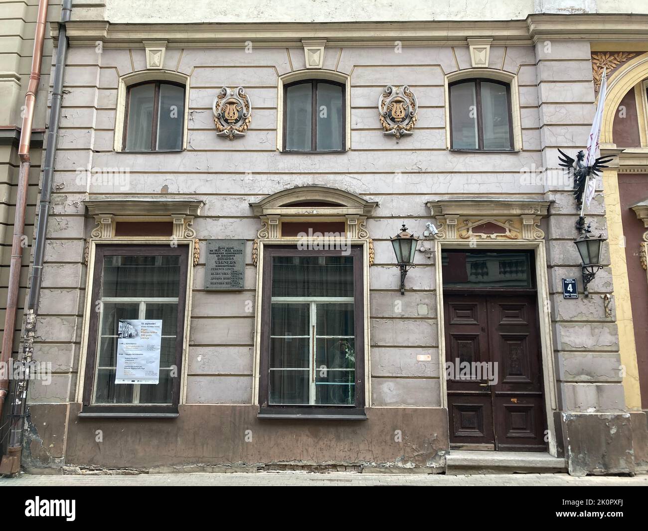 Riga, Latvia. 13th Sep, 2022. The Wagner Theater at 4 Richard Wagner ...