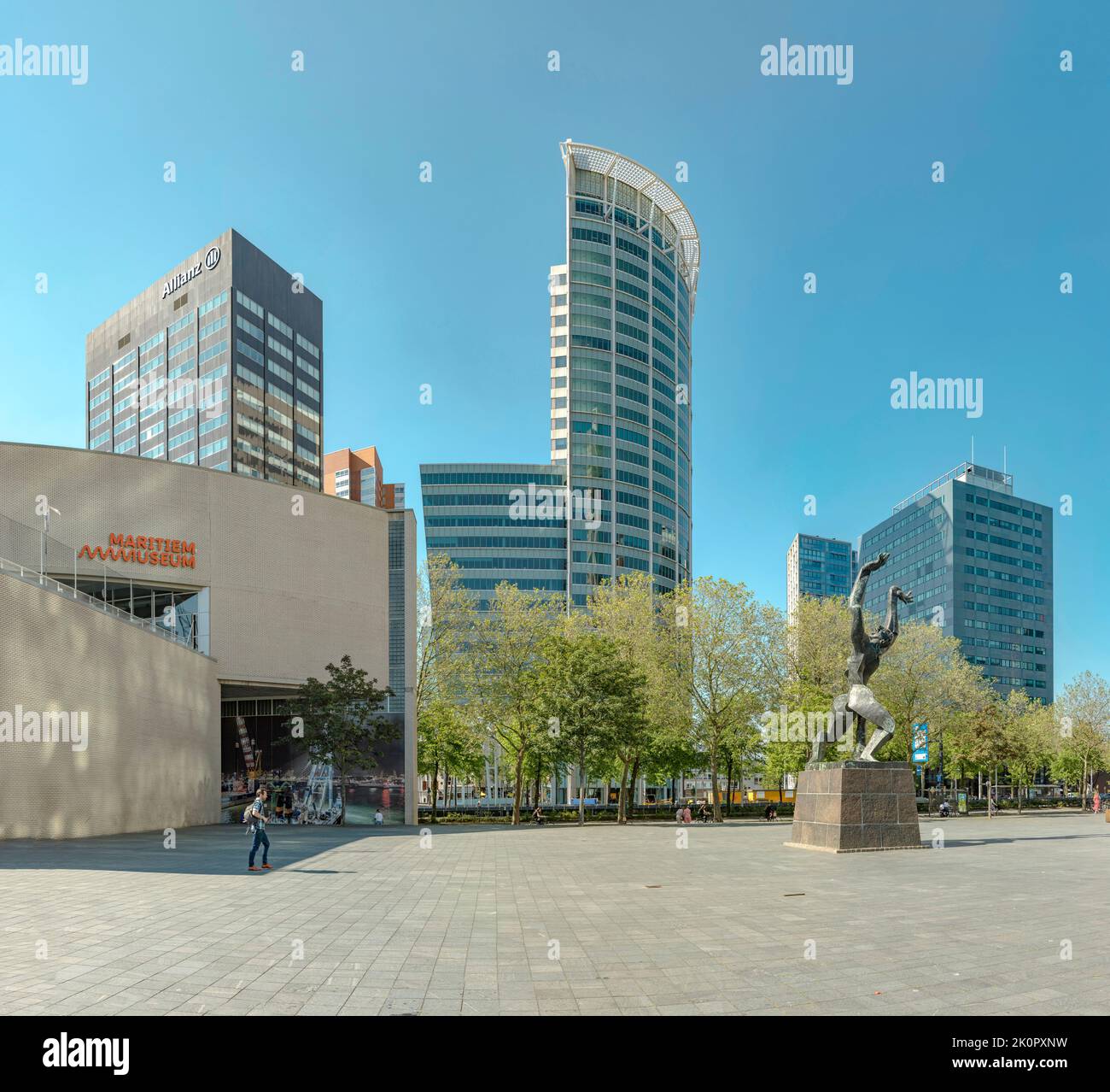 The Destroyed City of Ossip Zadkine, high rise office buildings ...