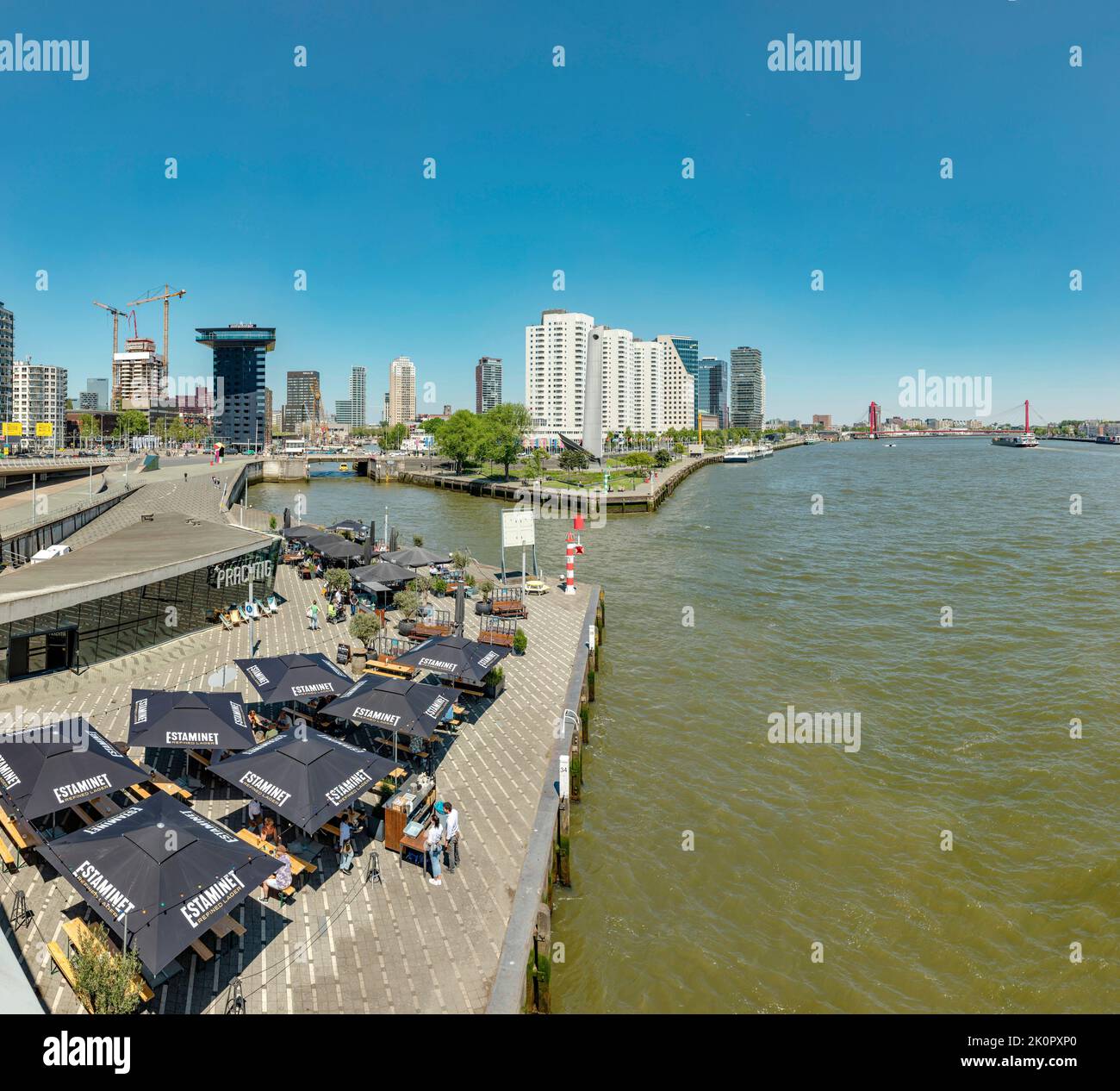Rotterdam river cafe hi-res stock photography and images - Alamy