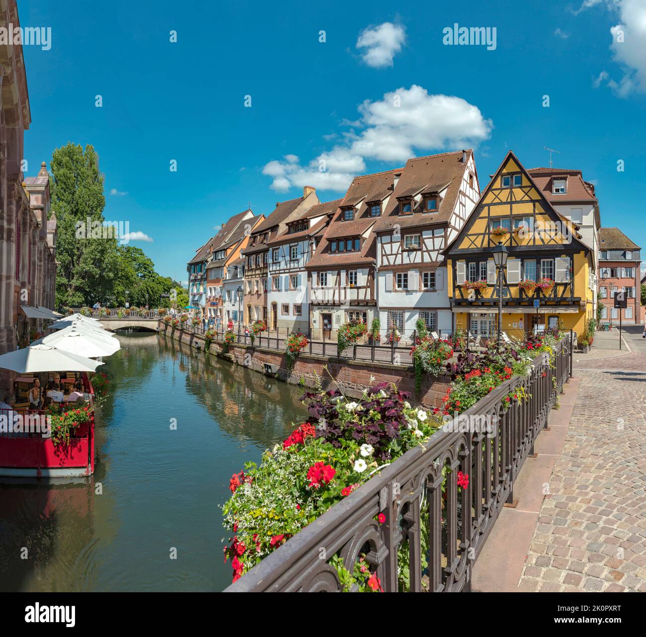 La Petite Venise, Half-timbered houses, Quai de la Poissonnerie, Colmar ...