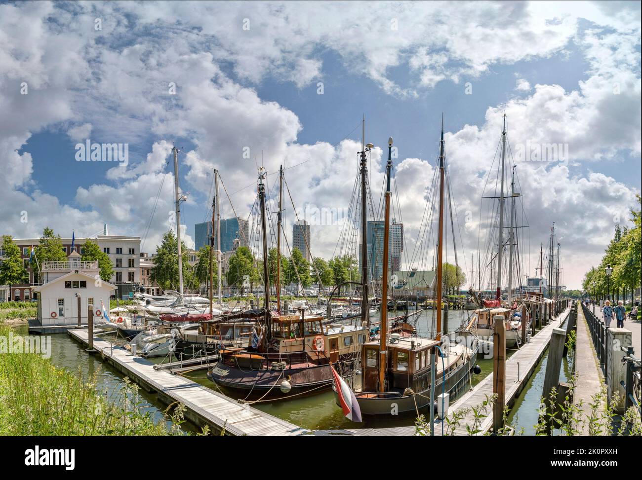 The pleasure port called De Veerhaven, Rotterdam, Zuid-Holland ...