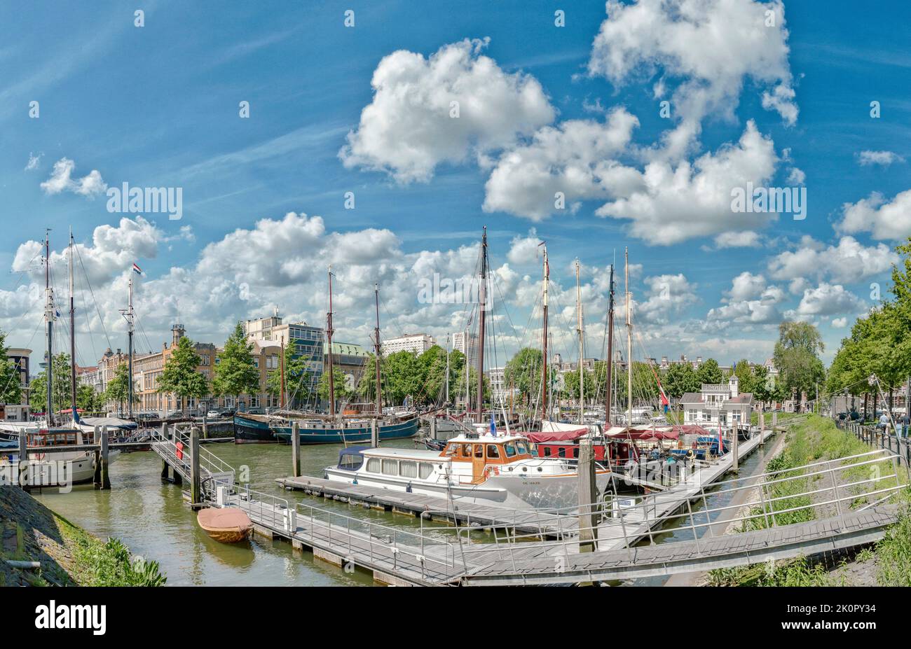 The pleasure port called De Veerhaven, Rotterdam, Zuid-Holland ...