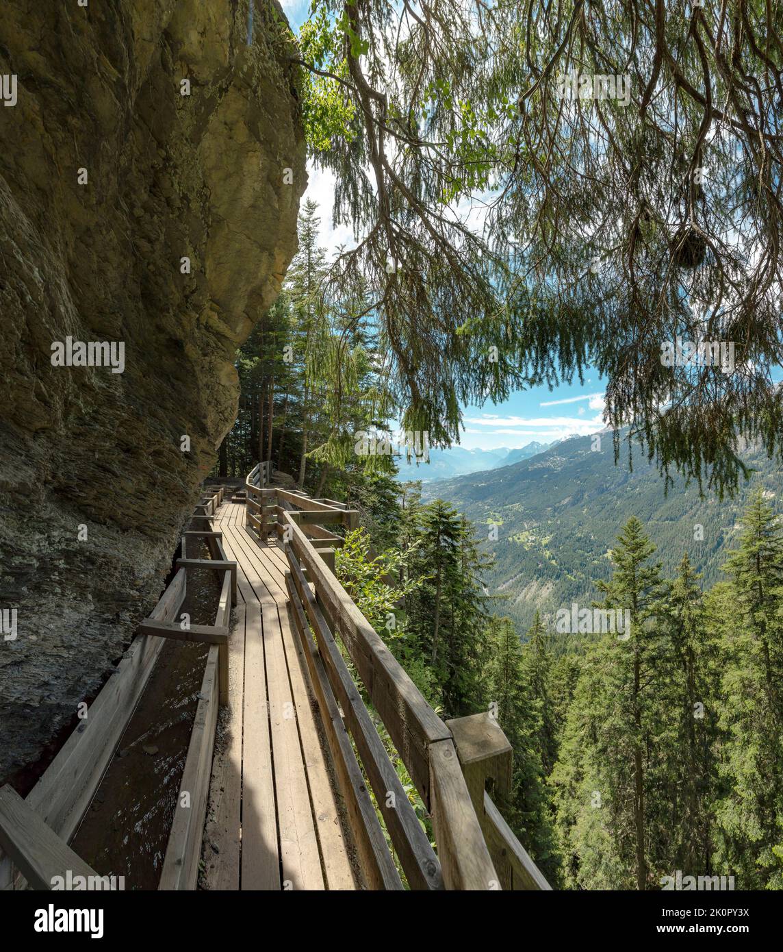 Gallery of the Bisse du Ro along the Lienne valley, Crans Montana ...