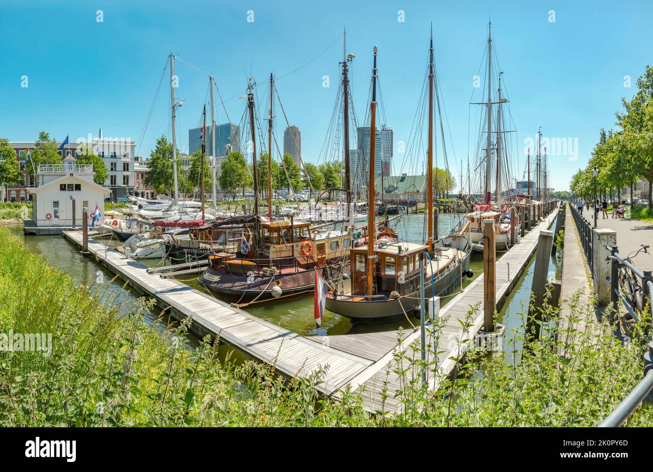 The pleasure port called De Veerhaven, Rotterdam, Zuid-Holland ...