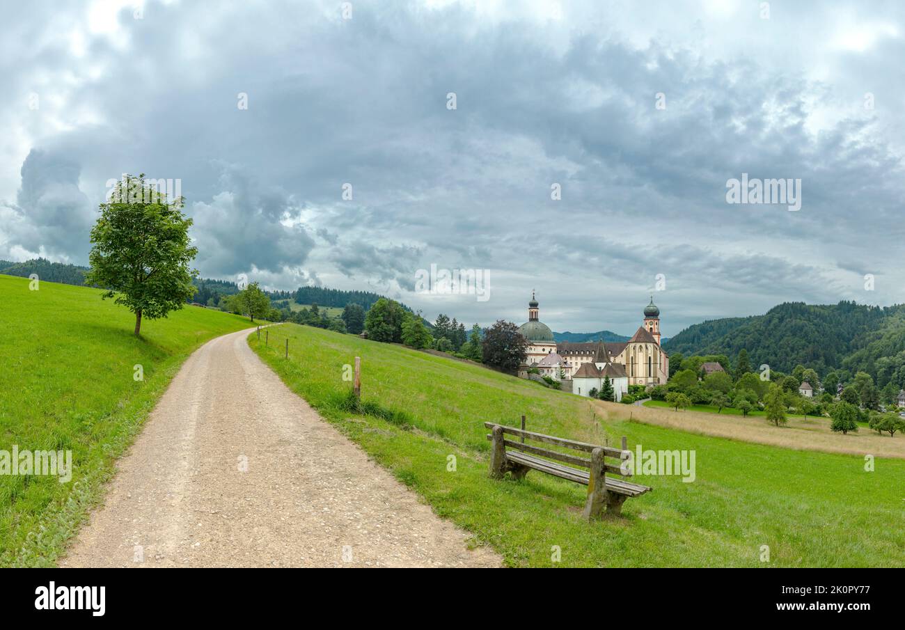 St. Trudpert church, Münstertal / Schwarzwald, Duitsland, Germany ...