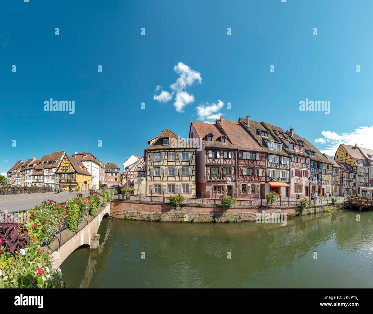 La Petite Venise, Half-timbered houses, Quai de la Poissonnerie, Colmar ...