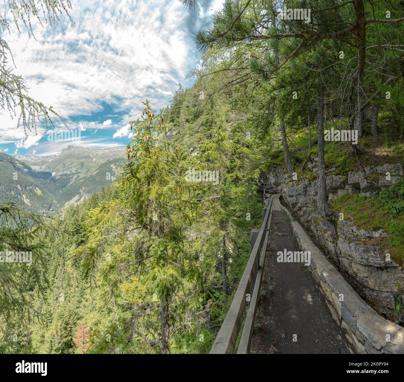 Gallery of the Bisse du Ro along the Lienne valley, Crans Montana ...