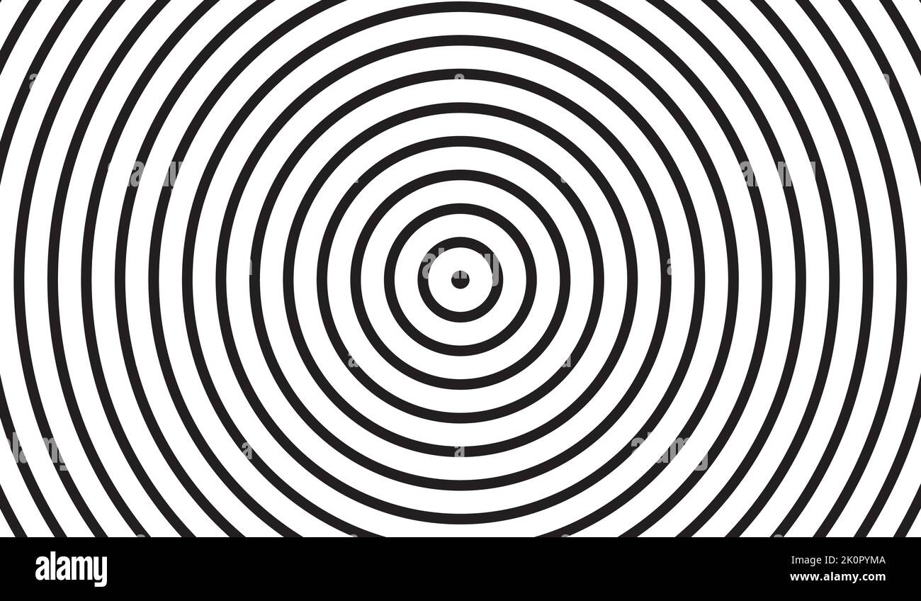 An abstract illusion background with round layers Stock Vector Image ...