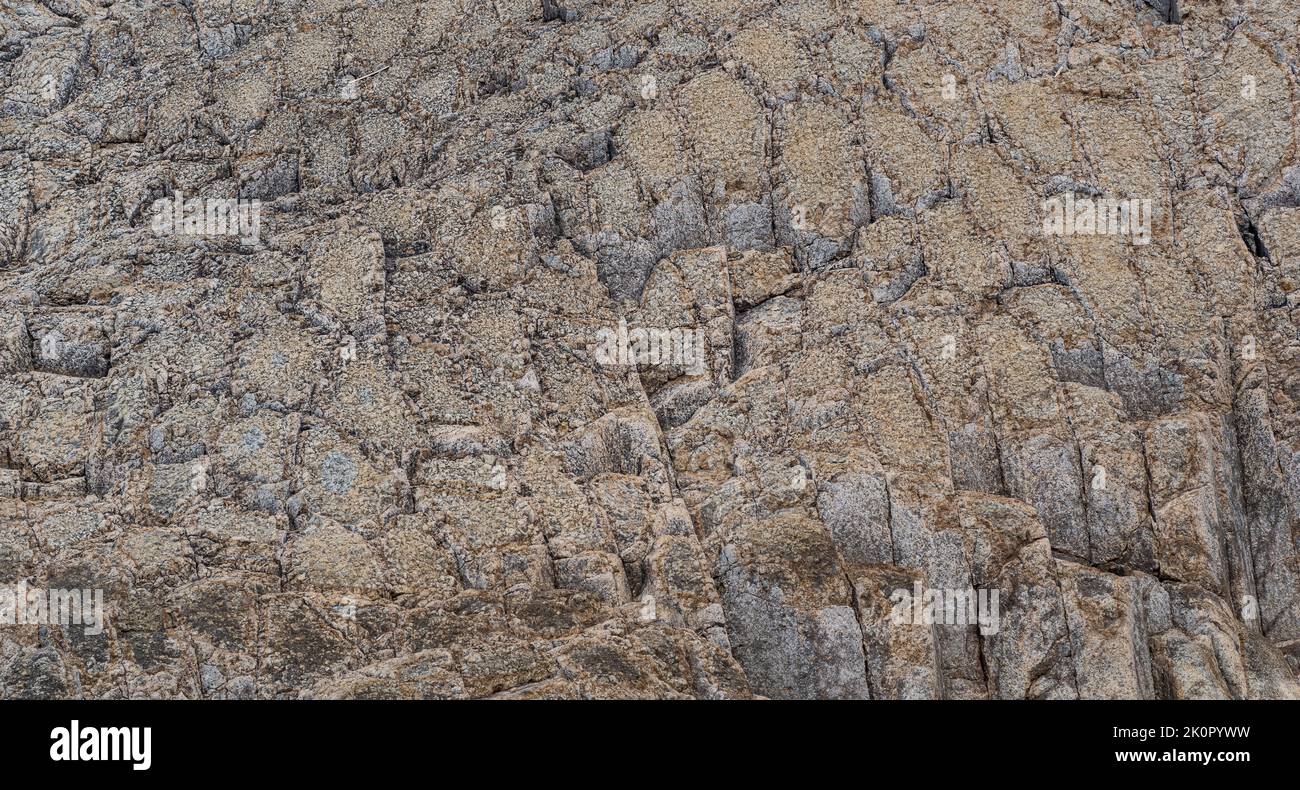 natural stone background, the bases of lava basalt columns form a kind ...