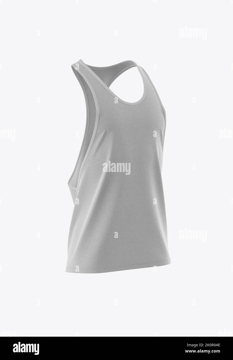 Men's Fitness Tank Top Mockup. 3D render Stock Photo - Alamy
