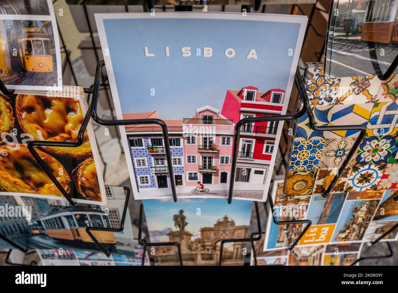Lisbon, September 9th 2022: Souvenirs on sale in Lisbon, the capital ...