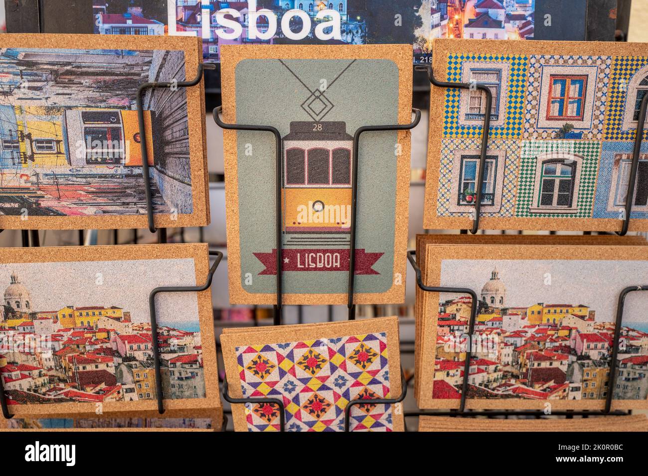 Lisbon, September 9th 2022: Souvenirs on sale in Lisbon, the capital ...