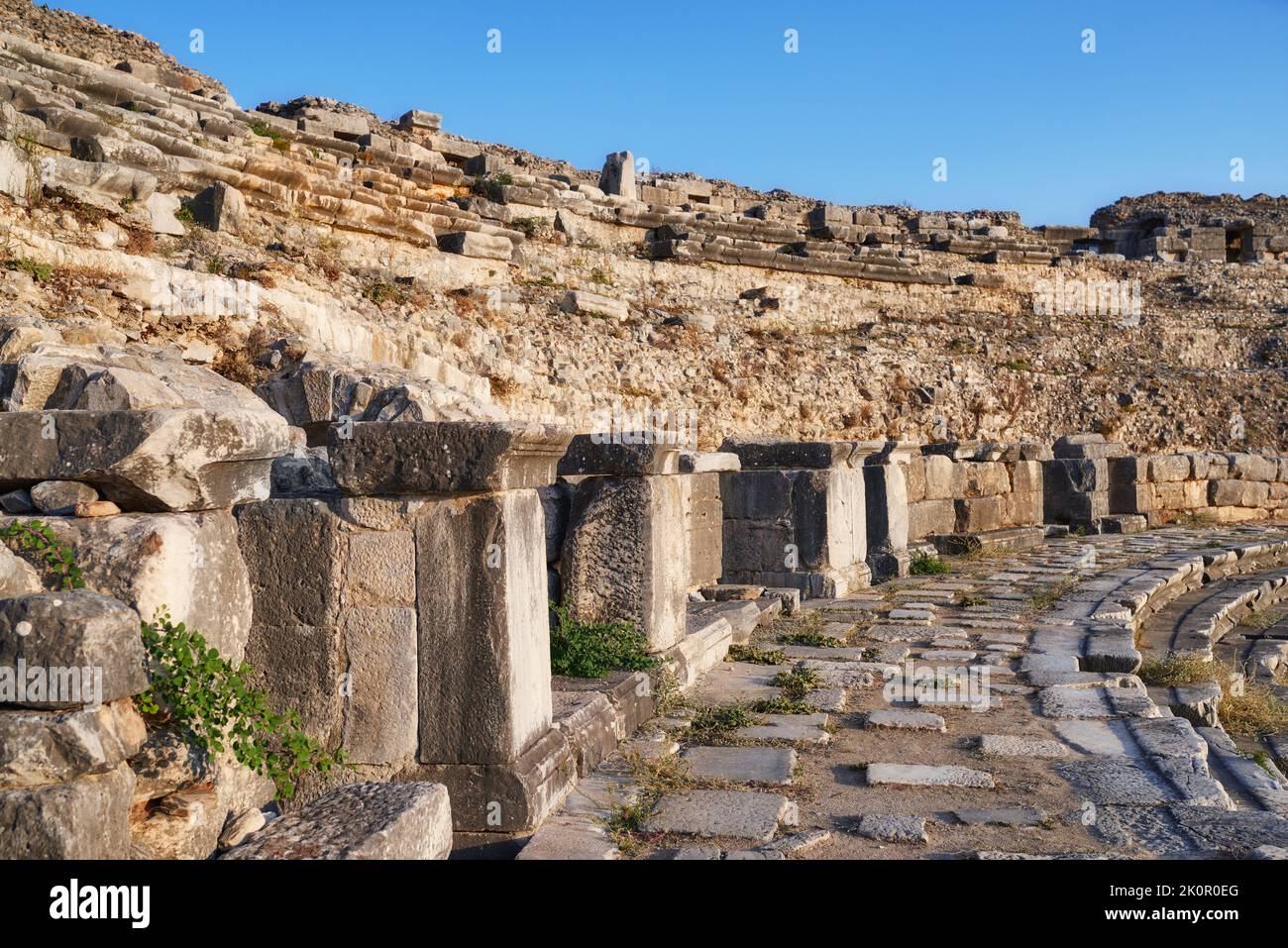 Miletus ancient city amphitheater, Turkey. Photo from Miletus. Miletus ...