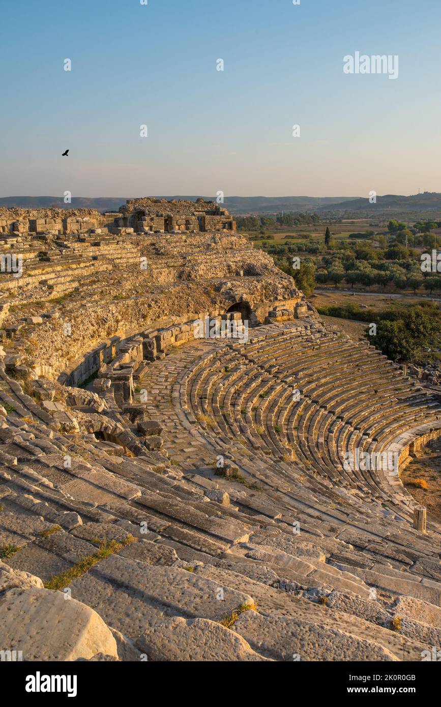 Miletus ancient city amphitheater, Turkey. Photo from Miletus. Miletus ...
