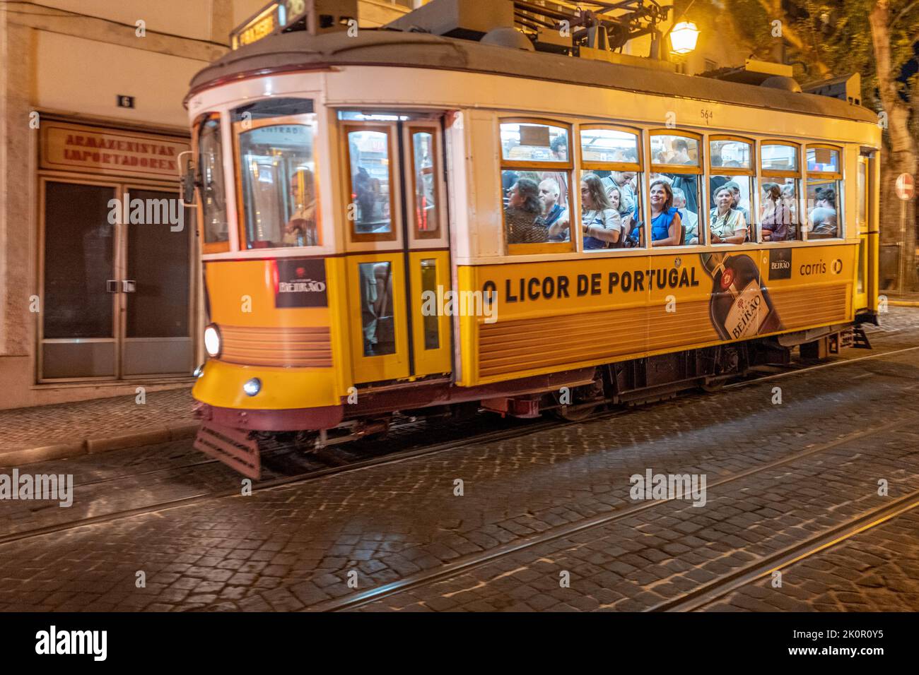 Lisbon, September 9th 2022: Tram in Lisbon, the capital city of ...